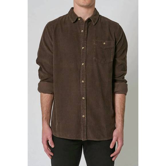 ROLLA'S | Shirts | New Rollas Men At Work Cord Shirt In Brown | Poshmark